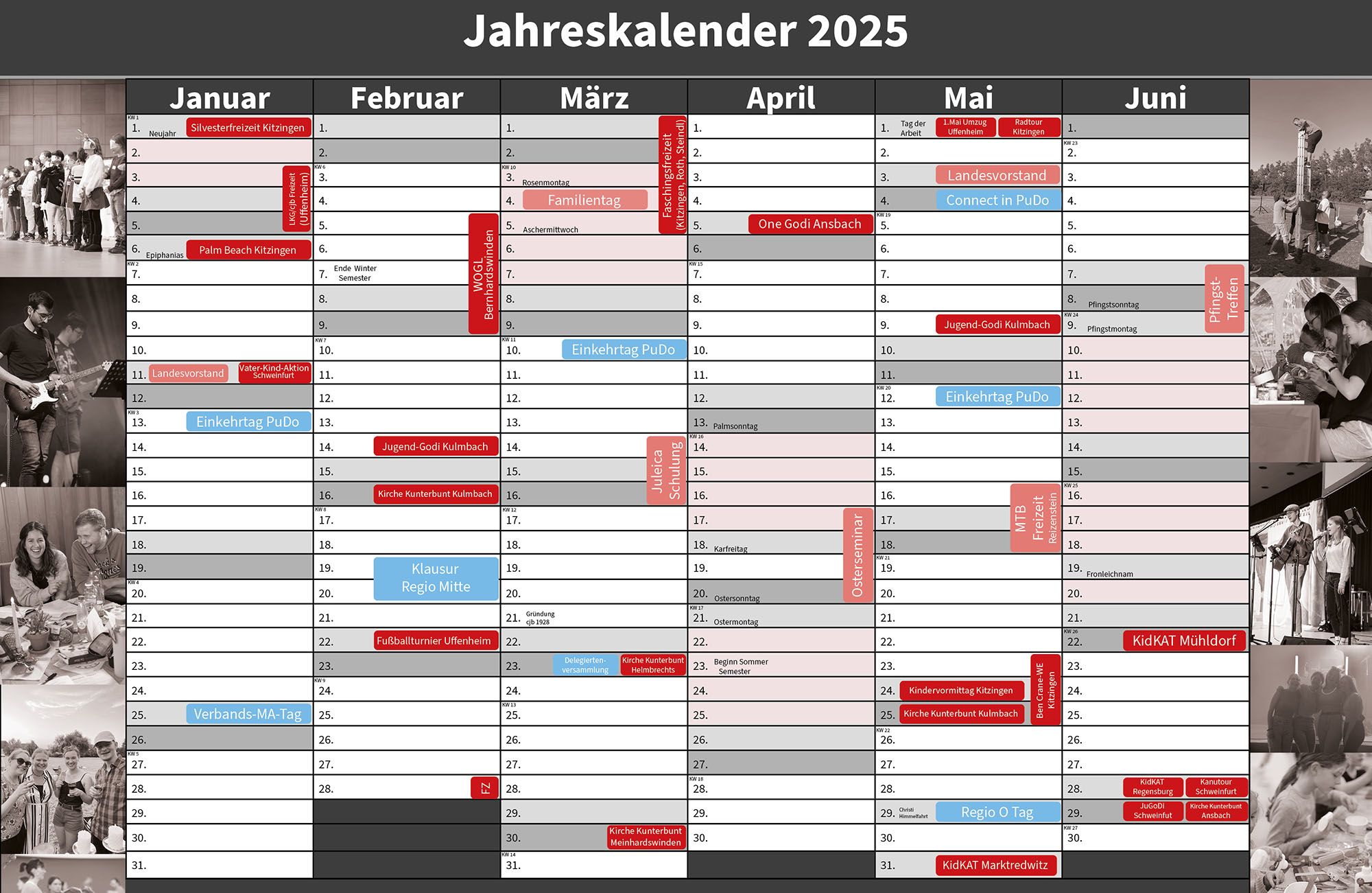 Unsere Events - Christlicher Jugendbund in Bayern
